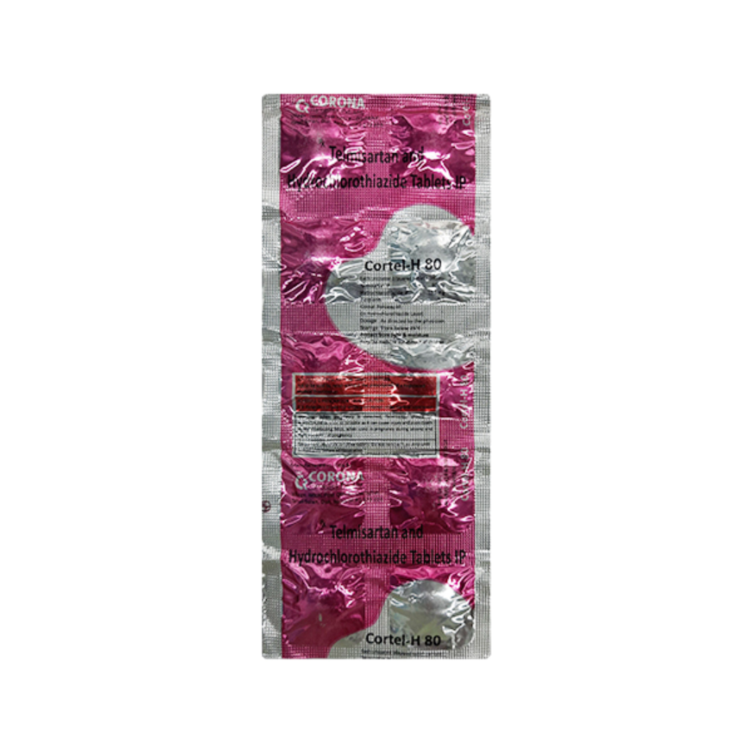 Cortel-H 80 Tablet - Uses, Price, Side Effects, Substitute