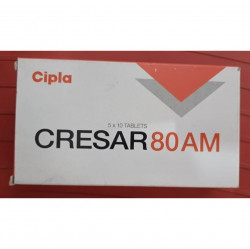 Cresar 80 AM Tablet - Uses, Price, Side Effects, Substitute
