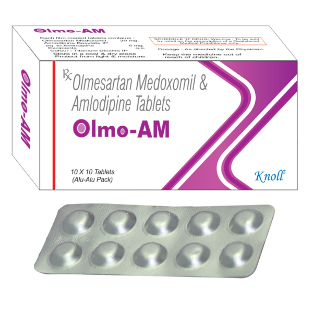 Olmo AM 20mg/5mg Tablet - Uses, Price, Side Effects, Substitute
