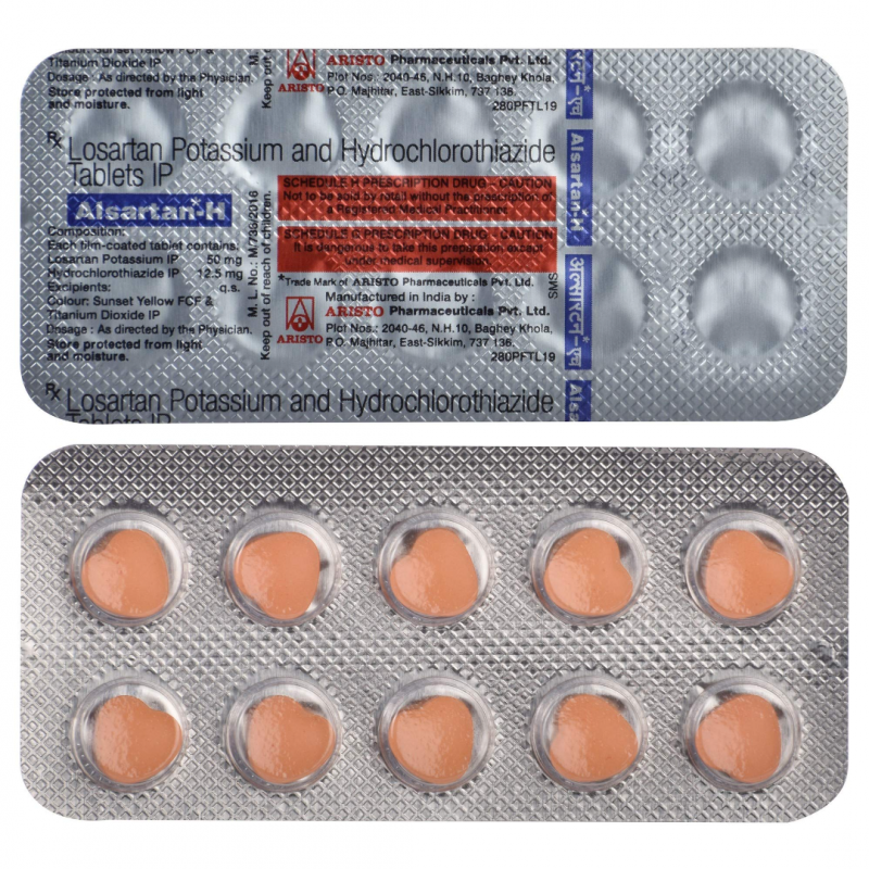 Alsartan-H Tablet - Uses, Price, Substitute, Side Effects and Benefits