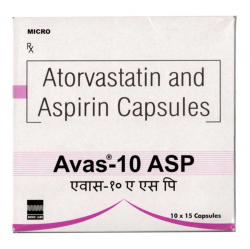 Avas Asp 10mg/75mg Capsule - Uses, Price, Side Effects, Substitute