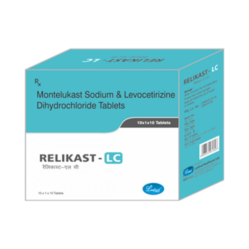 Relikast LC 5mg/10mg Tablet - Uses, Price, Substitute, Side Effects and ...