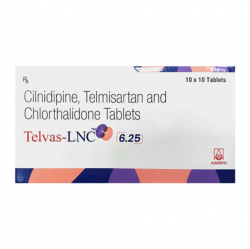 Telvas LNC 40mg/10mg/6.25mg Tablet - Uses, Price, Side Effects, Substitute