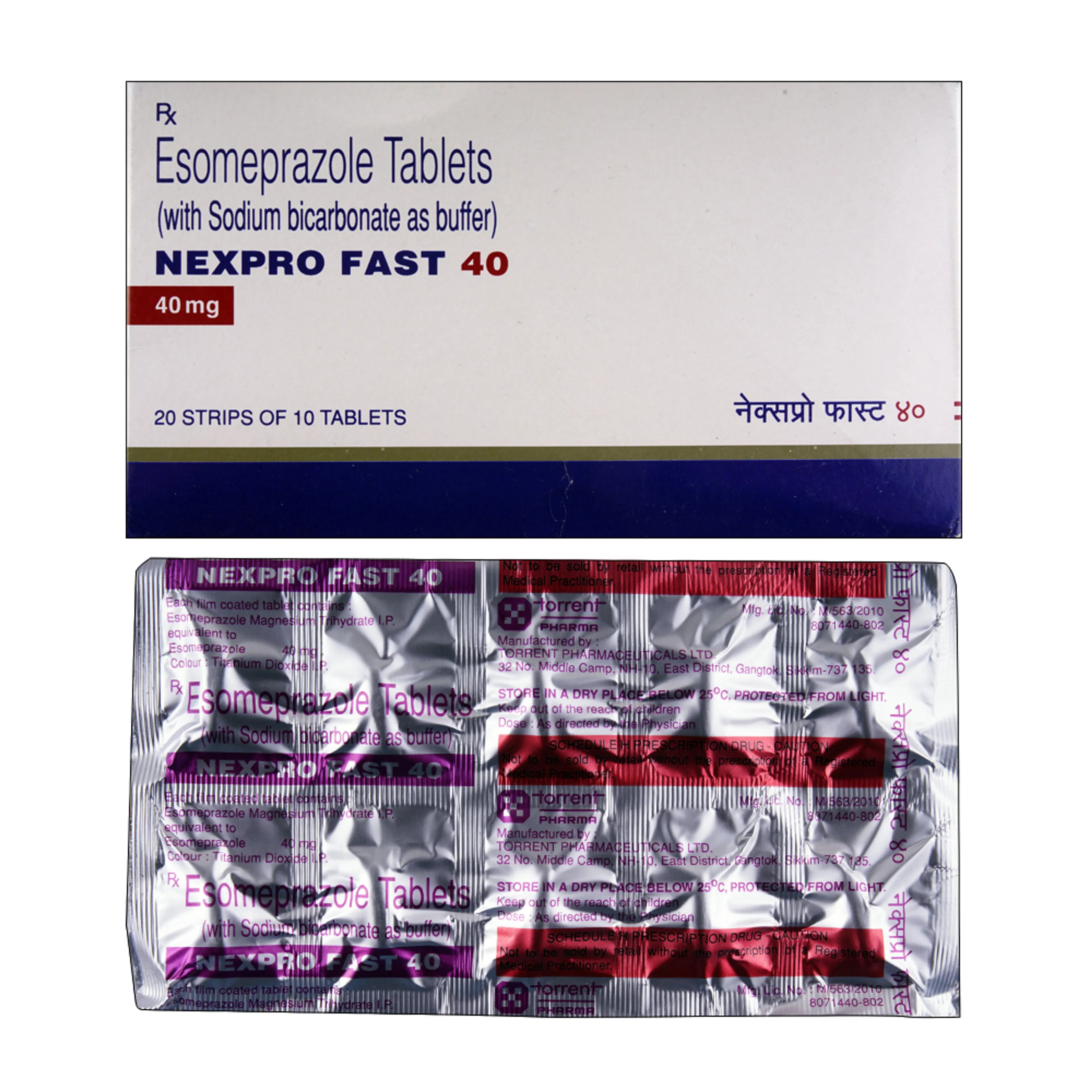 Nexpro Fast 40 Tablet - Uses, Price, Side Effects, Substitute