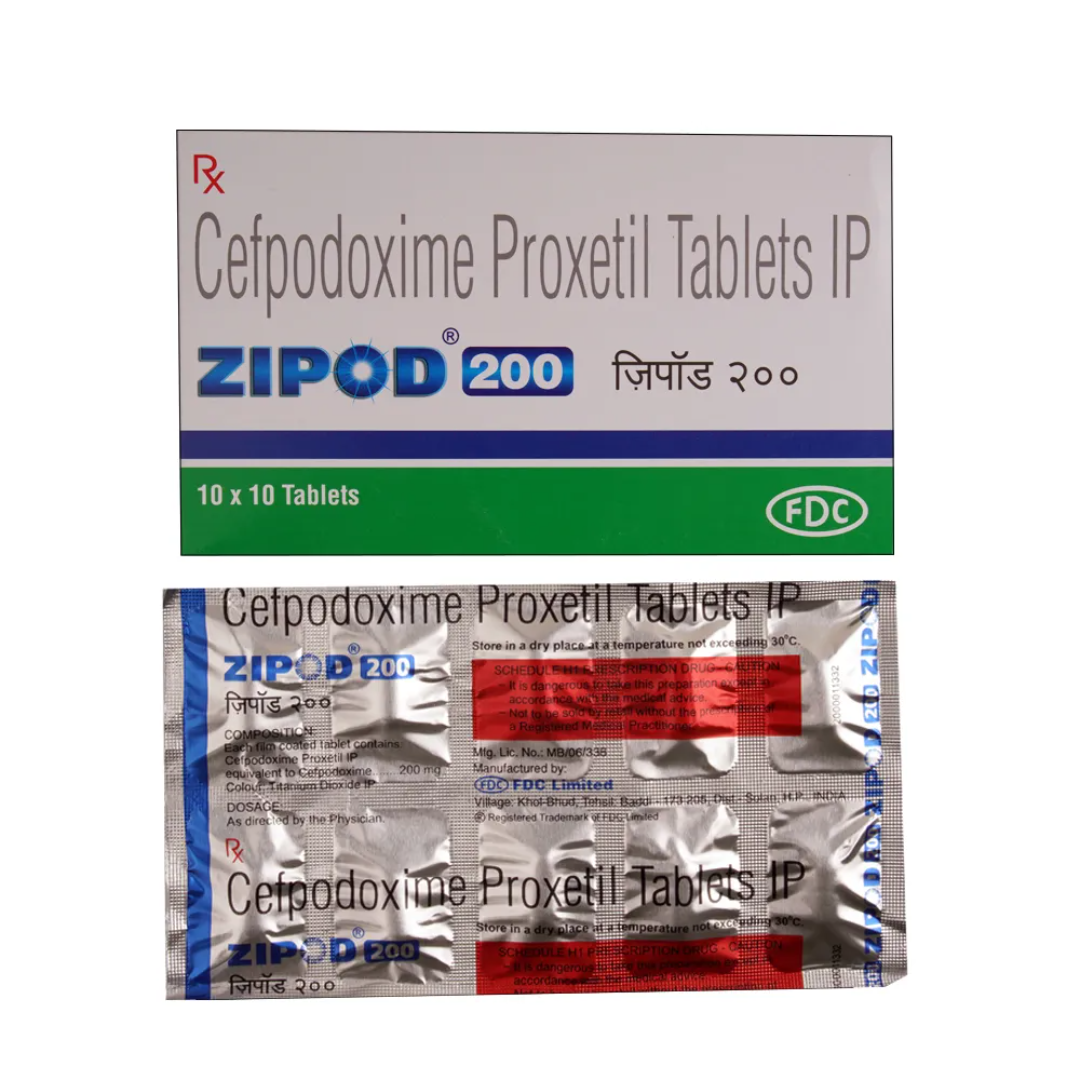 Zipod 200mg Tablet - Uses, Price, Side Effects, Substitute