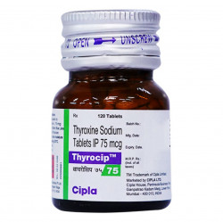Thyrocip 75mcg Tablet - Uses, Price, Side Effects, Substitute
