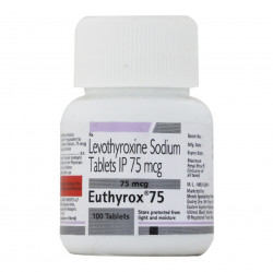 Euthyrox 75 Tablet - Uses, Price, Side Effects, Substitute