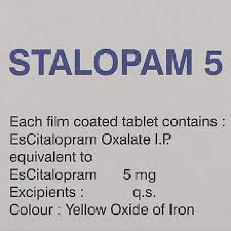 Stalopam 5 Tablet - Uses, Price, Substitute, Side Effects and Benefits