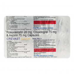 Crevast Gold 20 Capsule - Uses, Price, Side Effects, Substitute