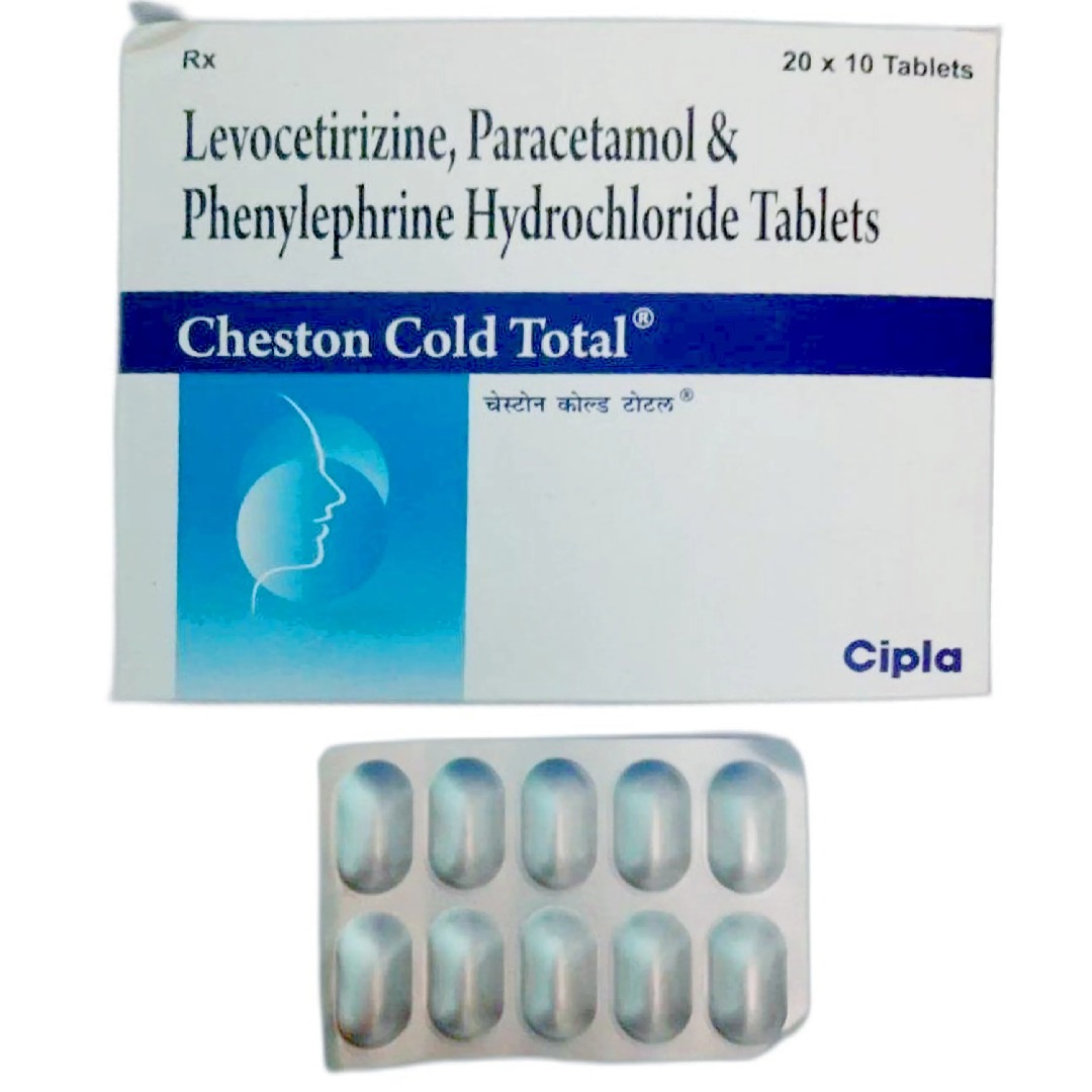 Cheston Cold Total Tablet - Uses, Price, Substitute, Side Effects and ...