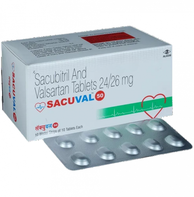 Sacuval 50 Tablet - Uses, Price, Substitute, Side Effects and Benefits