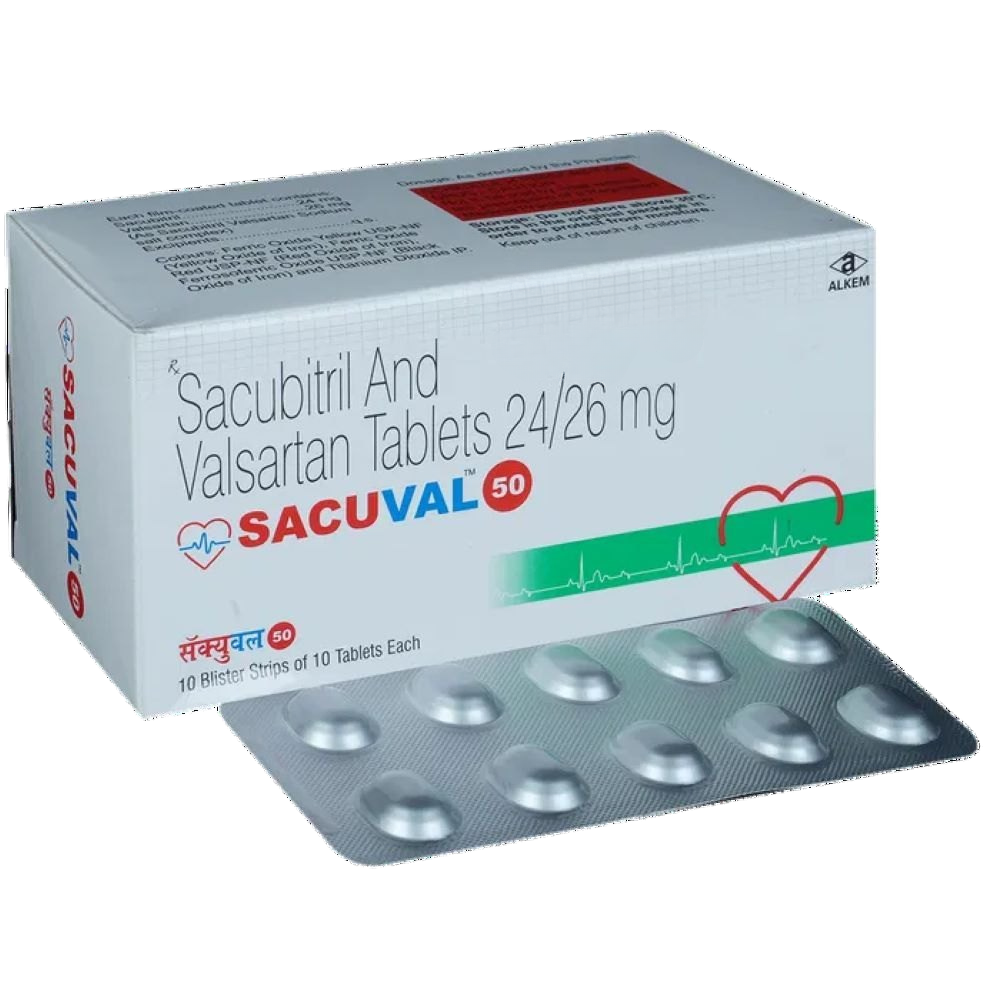 Sacuval 50 Tablet - Uses, Price, Side Effects, Substitute