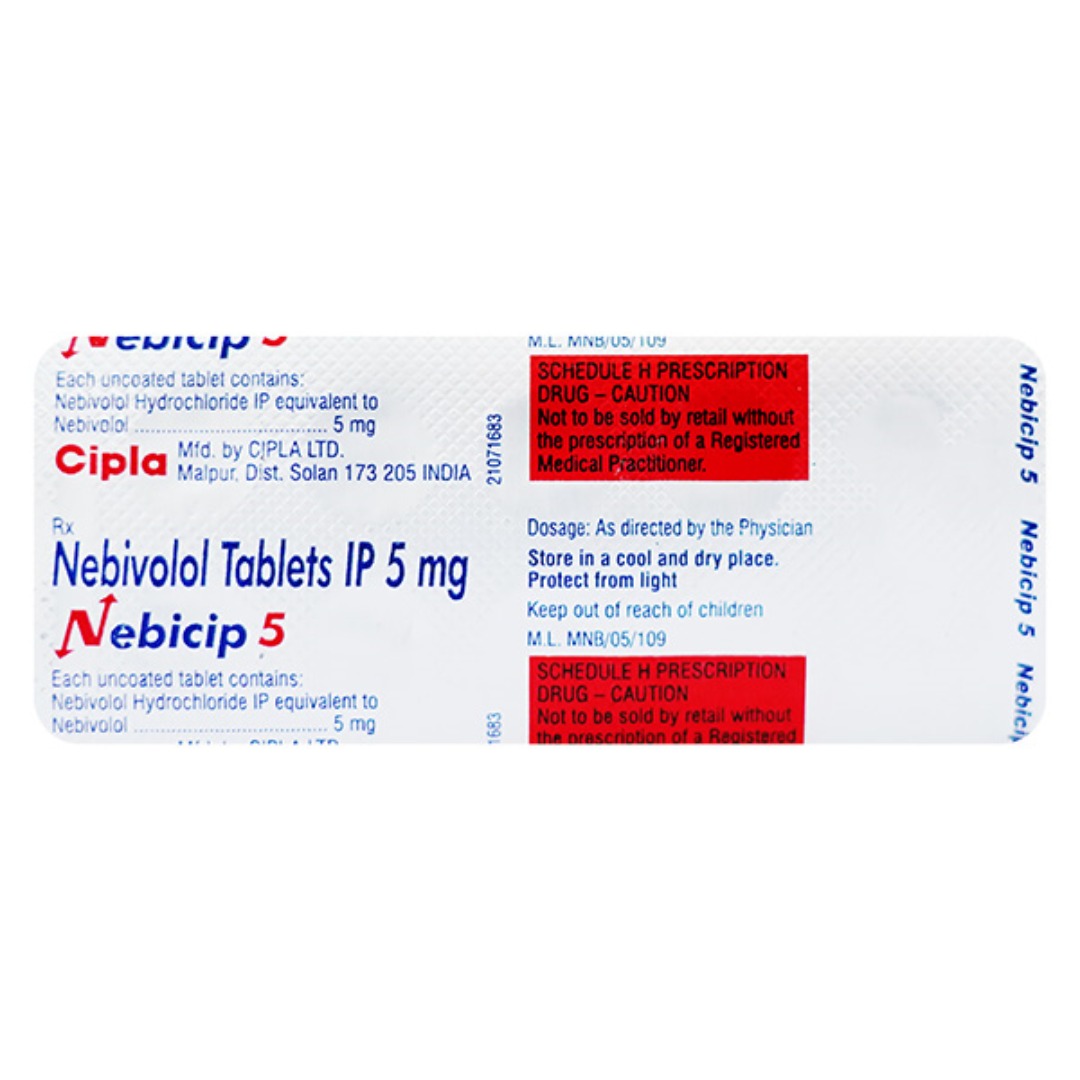 Nebicip 5 Tablet - Uses, Price, Side Effects, Substitute