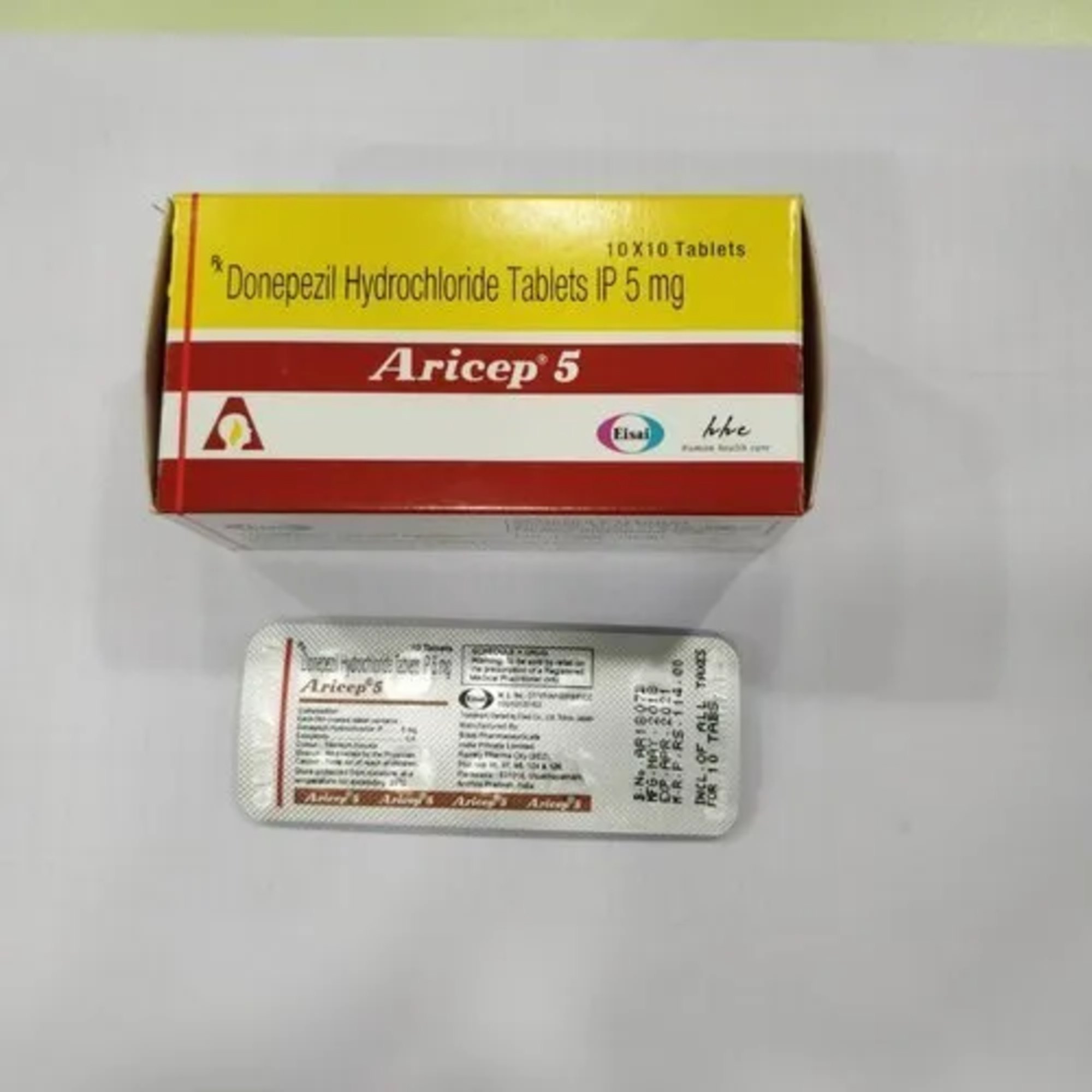 Aricep 5 Tablet - Uses, Price, Substitute, Side Effects and Benefits