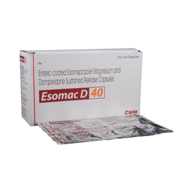 Esomac D 40 Capsule SR - Uses, Price, Side Effects, Substitute