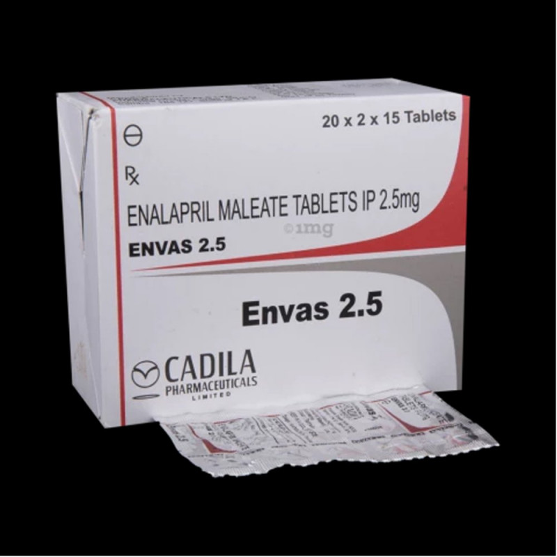 Envas 2.5 Tablet - Uses, Price, Substitute, Side Effects and Benefits