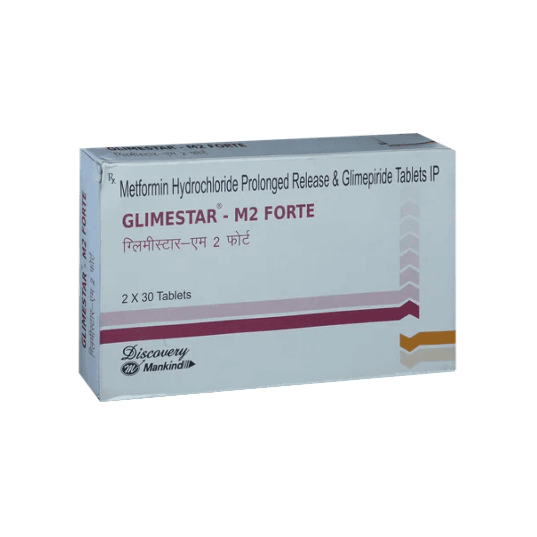 Glimestar-M2 Forte Tablet PR - Uses, Price, Side Effects, Substitute