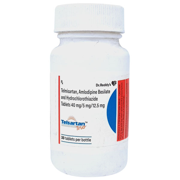 Telsartan Trio Tablet - Uses, Price, Side Effects, Substitute