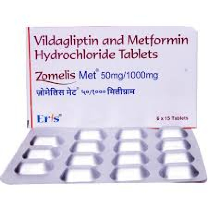 Zomelis Met 50mg/1000mg Tablet - Uses, Price, Substitute, Side Effects ...