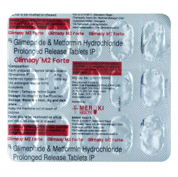 Glimsay M2 Forte Tablet PR - Uses, Price, Side Effects, Substitute