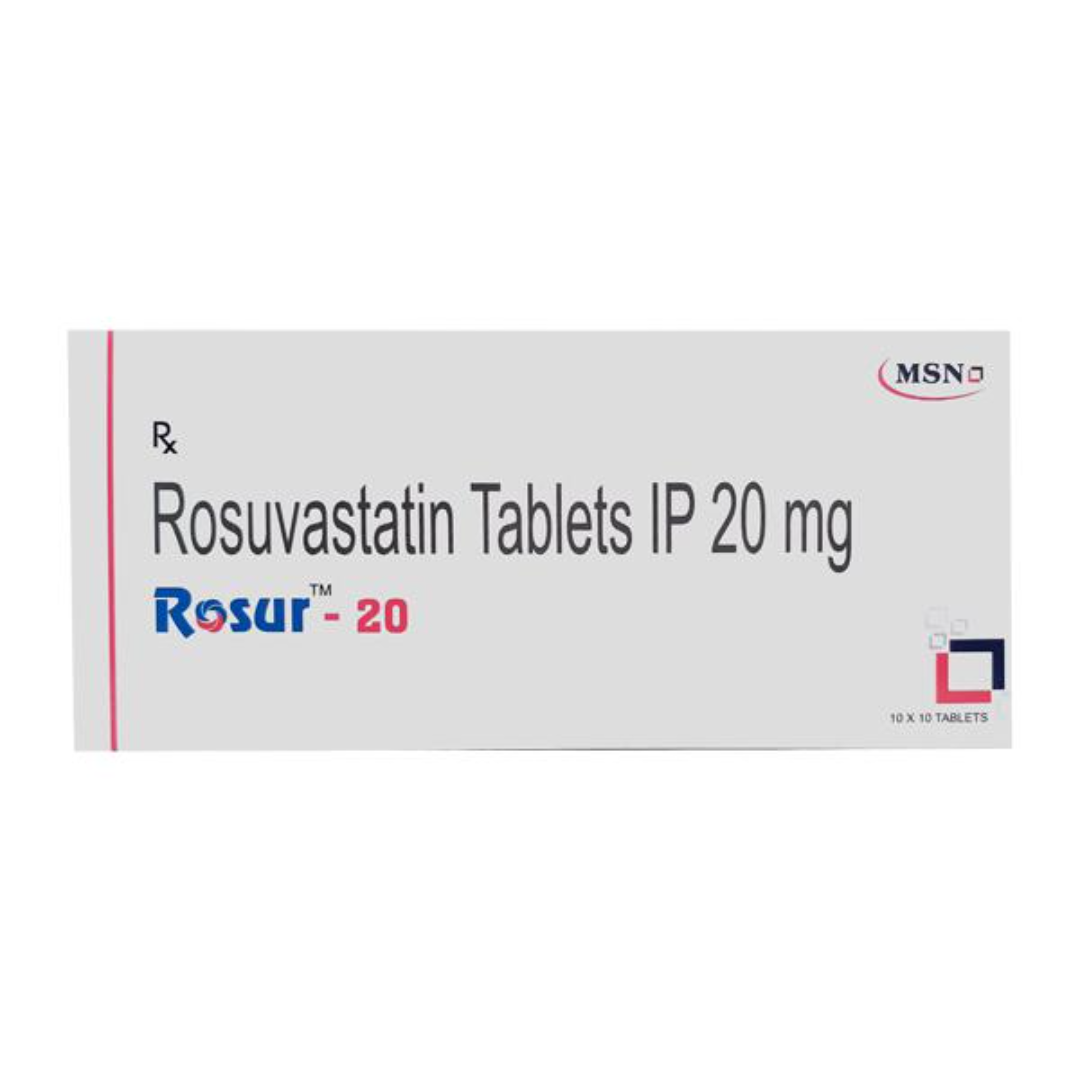Rosur 20 Tablet - Uses, Price, Side Effects, Substitute