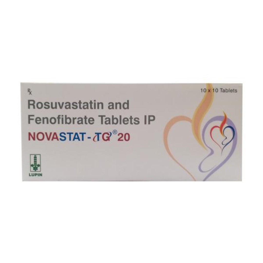 Novastat-TG 20 Tablet - Uses, Price, Side Effects, Substitute