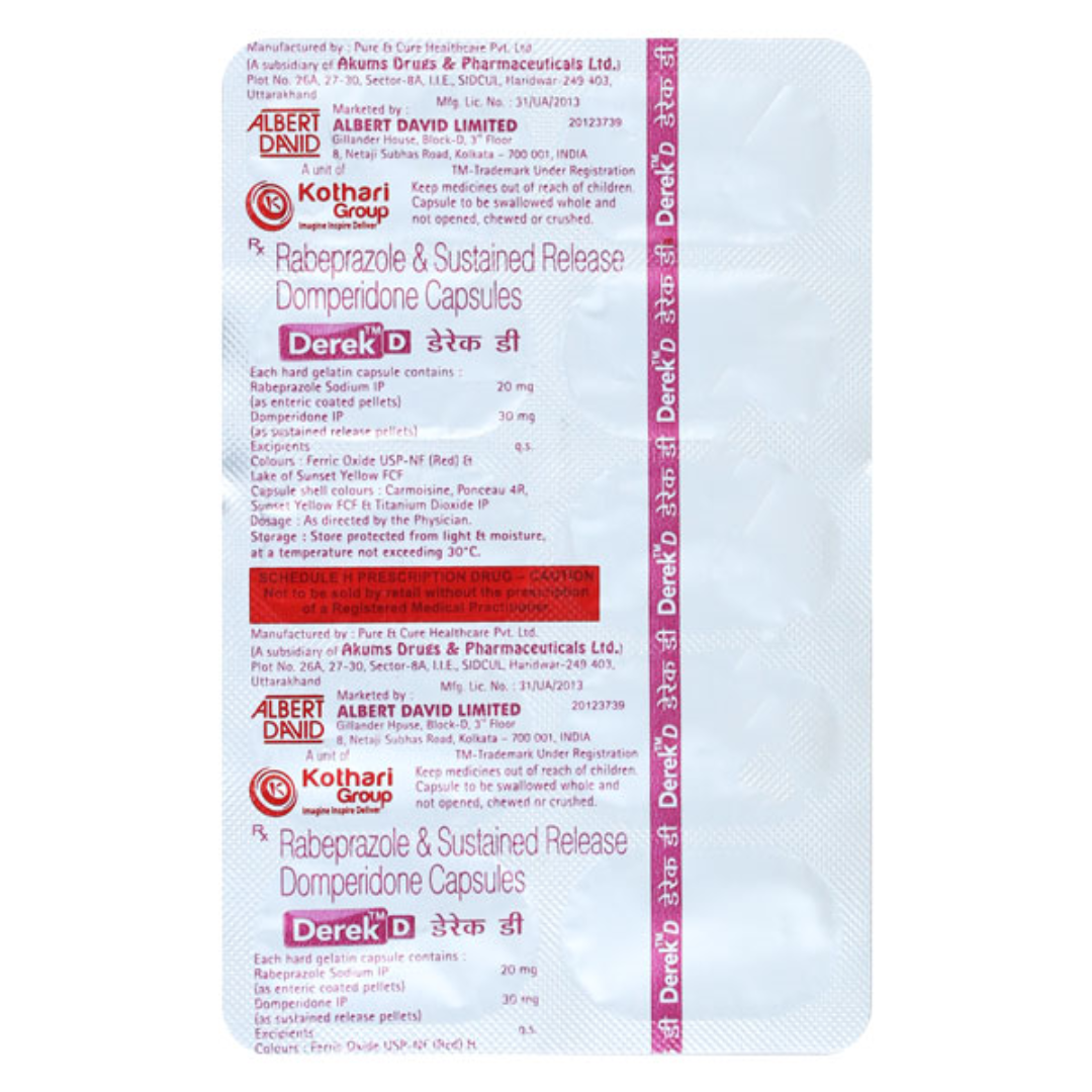 Derek D Capsule SR - Uses, Price, Substitute, Side Effects and Benefits