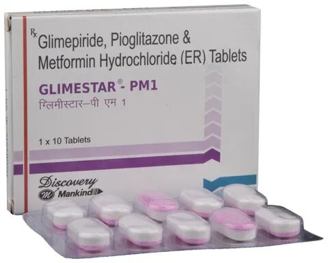 Glimestar-PM1 Tablet ER - Uses, Price, Side Effects, Substitute