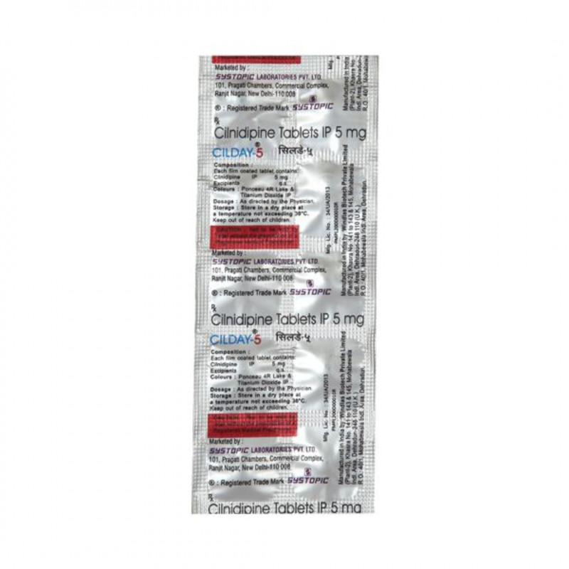 Cilday 5 Tablet - Uses, Price, Substitute, Side Effects and Benefits