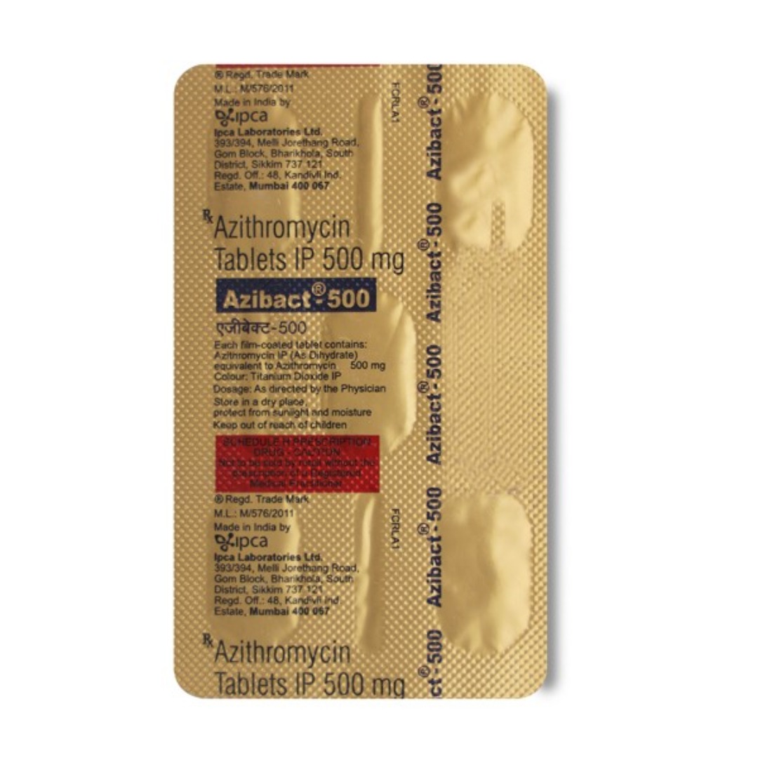 Azibact 500 Tablet - Uses, Price, Substitute, Side Effects and Benefits