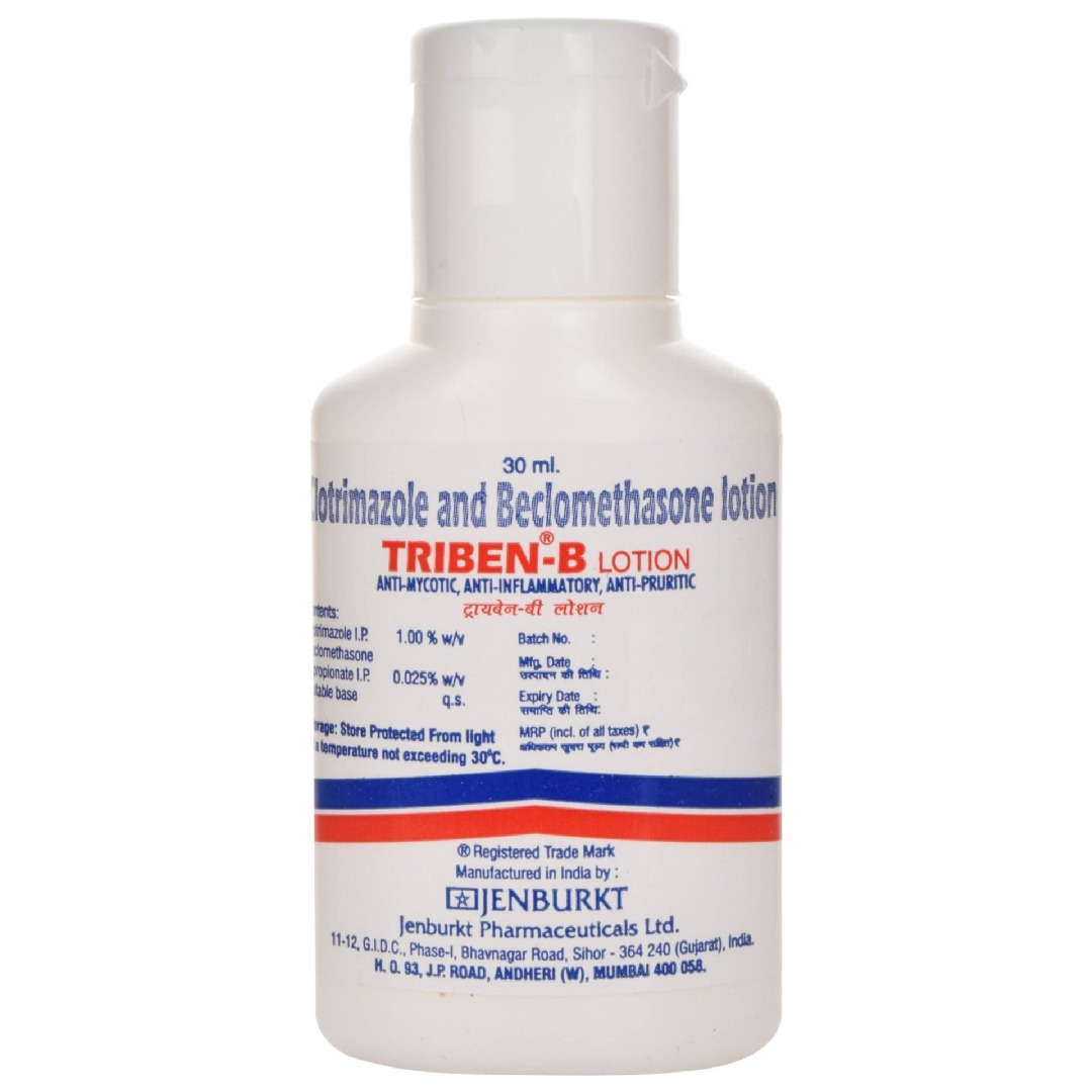 Triben B Lotion - Uses, Price, Side Effects, Substitute