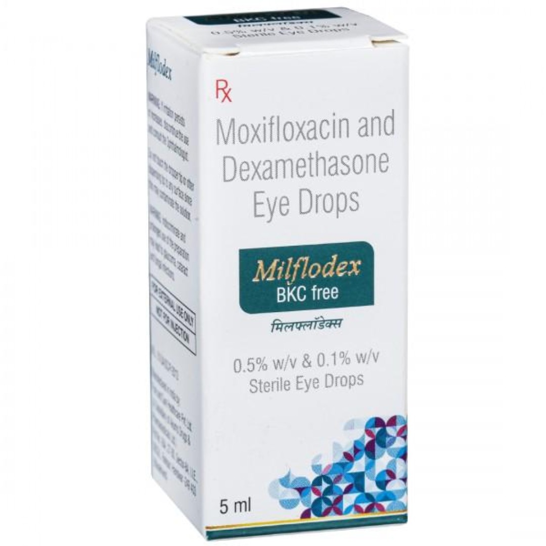 Milflodex BKC Free Eye Drop - Uses, Price, Side Effects, Substitute