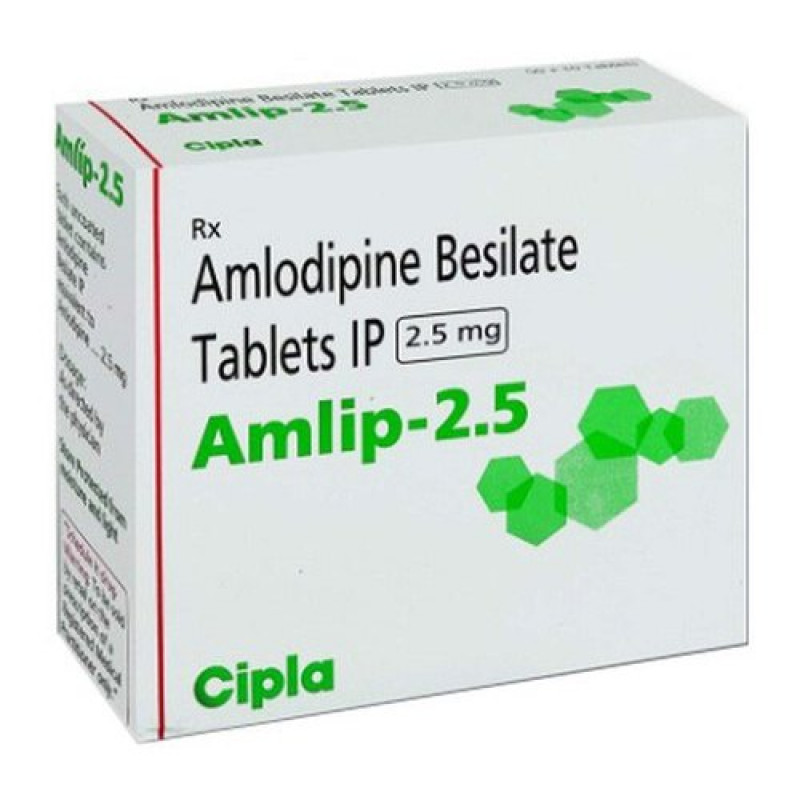 Amlip 2.5 Tablet - Uses, Price, Substitute, Side Effects and Benefits