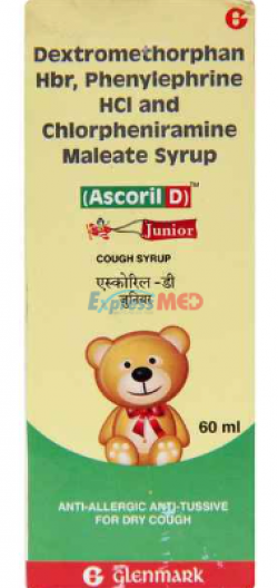 Ascoril D Junior Cough Syrup - Uses, Price, Side Effects, Substitute