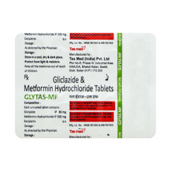 Glytas-MF Tablet - Uses, Price, Side Effects, Substitute