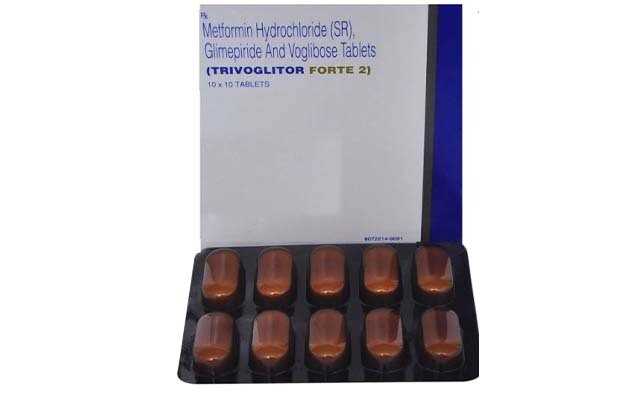 Trivoglitor Forte 2 Tablet SR - Uses, Price, Side Effects, Substitute