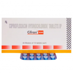 Cifran 250 Tablet - Uses, Price, Side Effects, Substitute