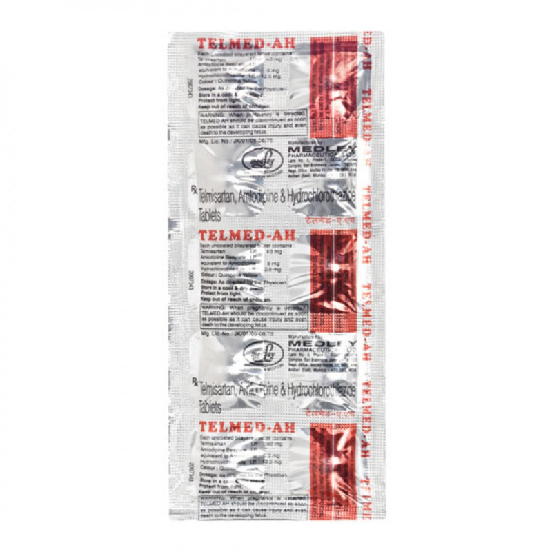 Telmed-AH Tablet - Uses, Price, Substitute, Side Effects and Benefits