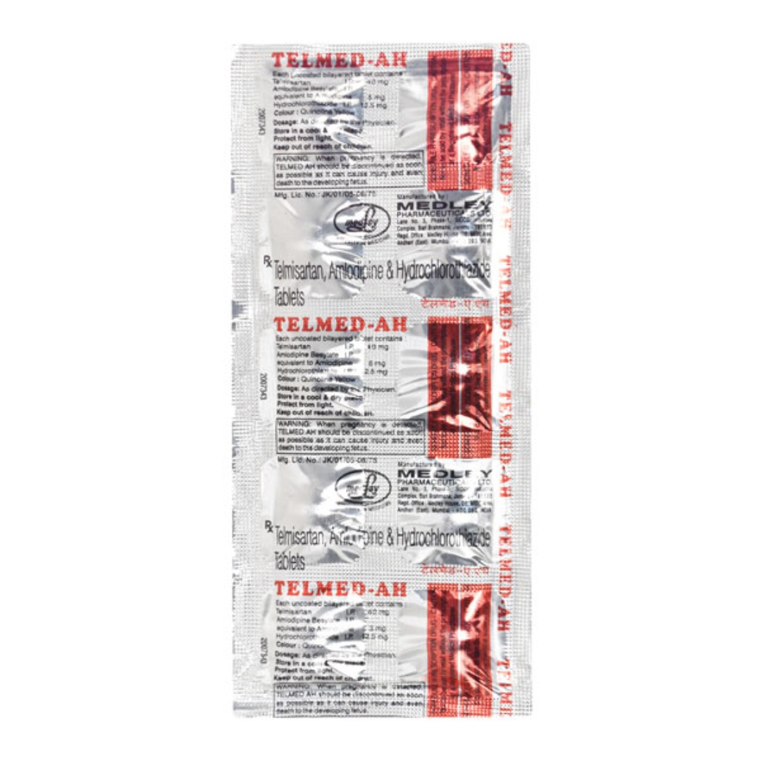 Telmed-AH Tablet - Uses, Price, Side Effects, Substitute