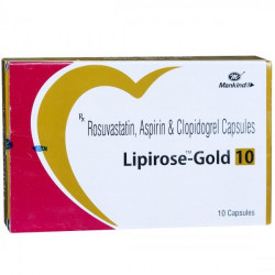 Lipirose-Gold 10 Capsule - Uses, Price, Side Effects, Substitute