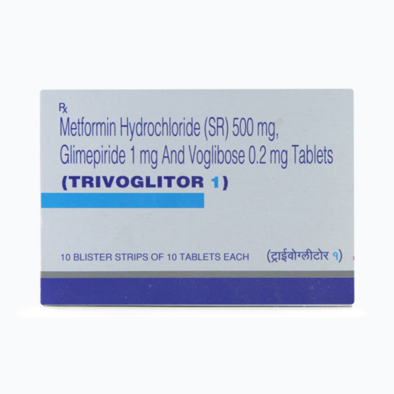 Trivoglitor 1 Tablet SR - Uses, Price, Substitute, Side Effects and ...