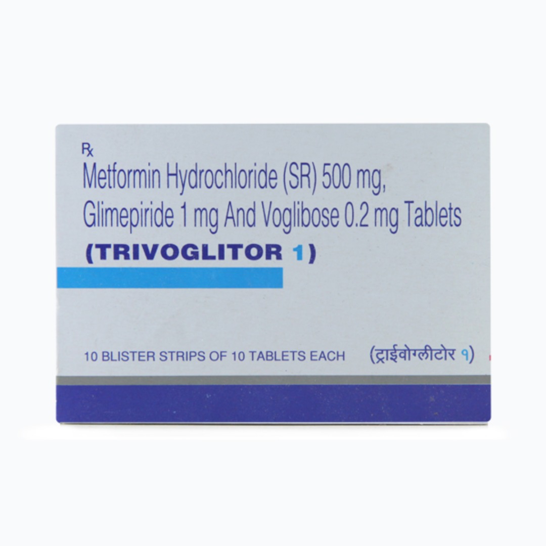 Trivoglitor 1 Tablet SR - Uses, Price, Substitute, Side Effects and ...