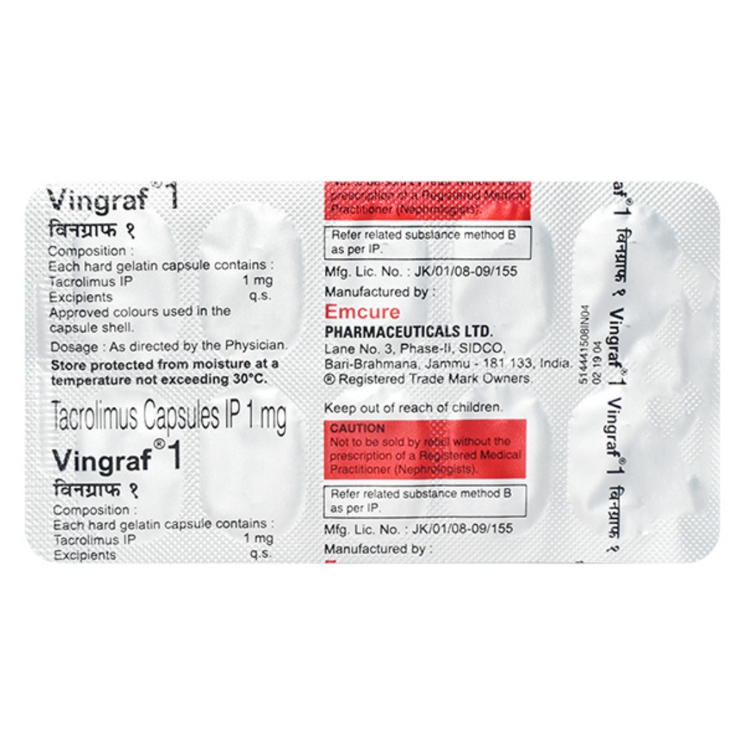Vingraf 1 Capsule - Uses, Price, Substitute, Side Effects and Benefits