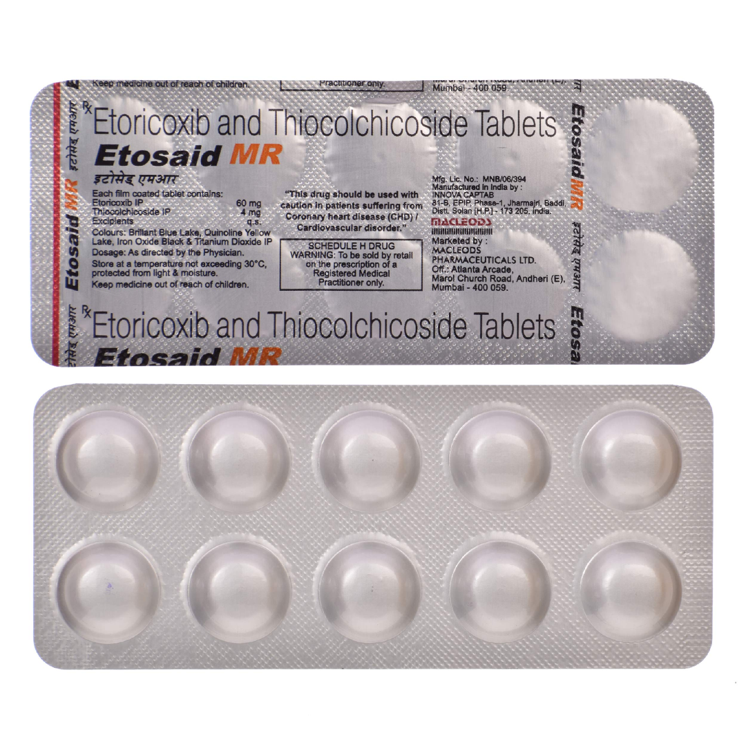 Etosaid MR Tablet - Uses, Price, Side Effects, Substitute