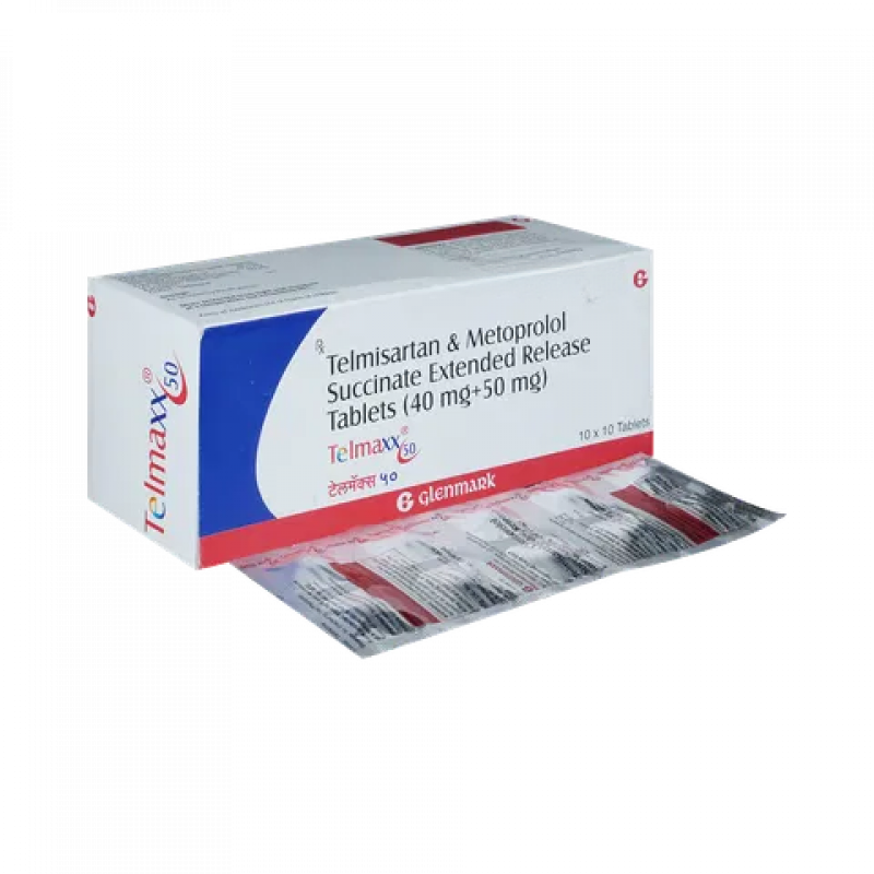 Telmaxx 50 Tablet ER - Uses, Price, Substitute, Side Effects and Benefits