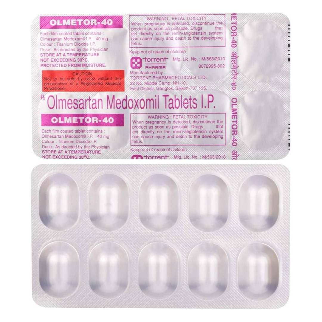 Olmetor 40 Tablet - Uses, Price, Side Effects, Substitute