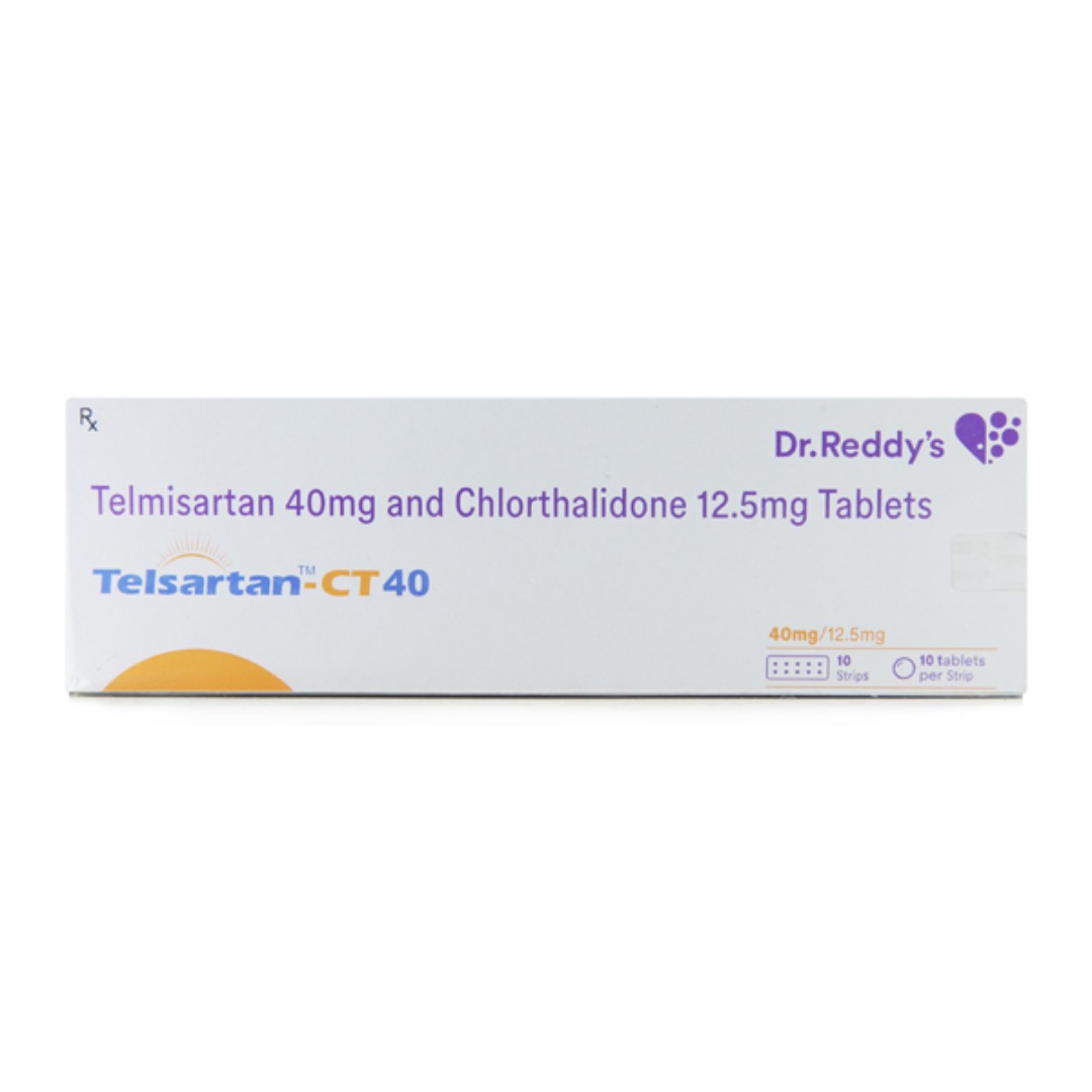 Telsartan-CT 40 Tablet - Uses, Price, Side Effects, Substitute