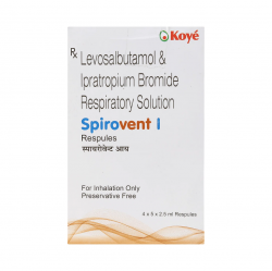 Spirovent I Respules - Uses, Price, Side Effects, Substitute