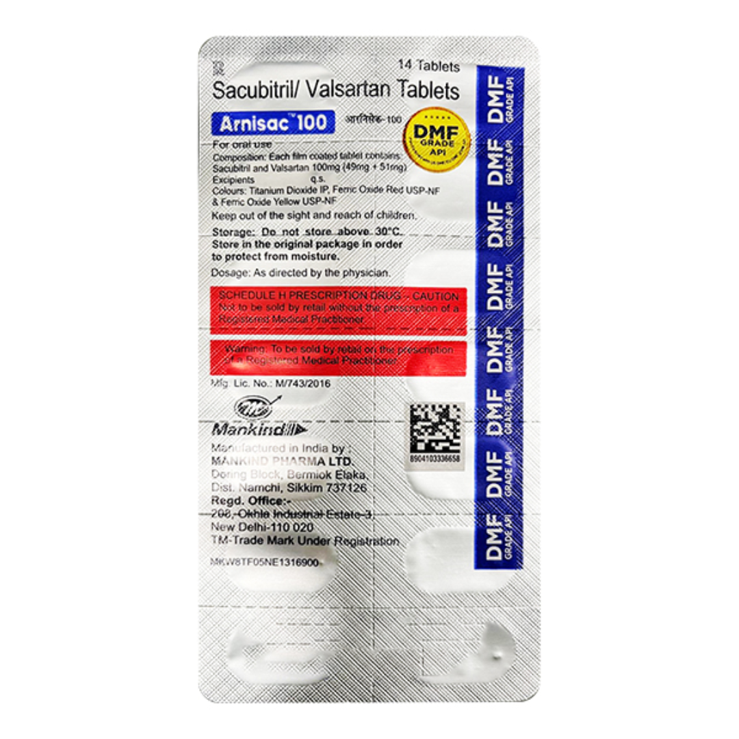 Arnisac 100 Tablet - Uses, Price, Side Effects, Substitute