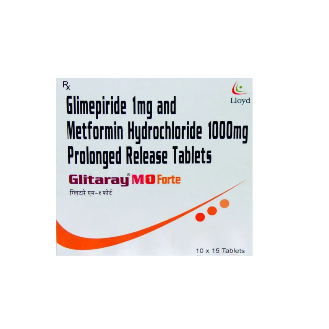 Glitaray M 1 Forte Tablet PR - Uses, Price, Side Effects, Substitute